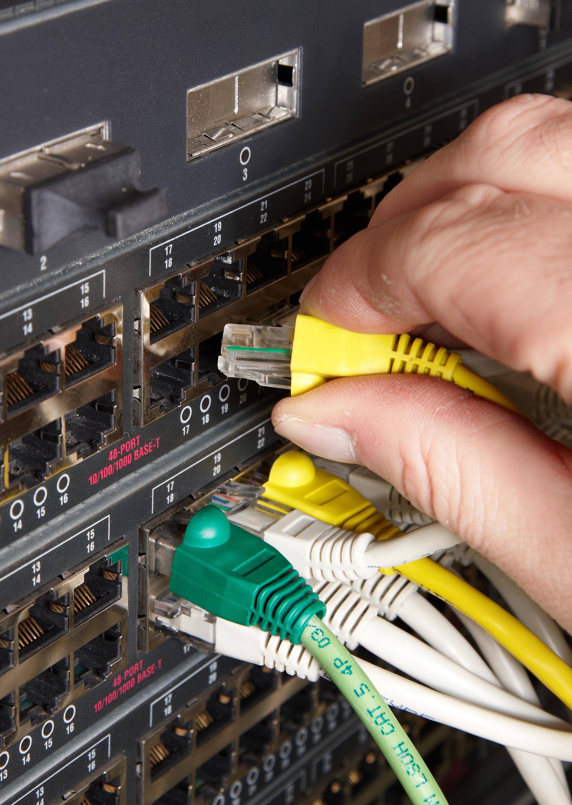 Ethernet Cabling Network Data & Voice Cable Installation